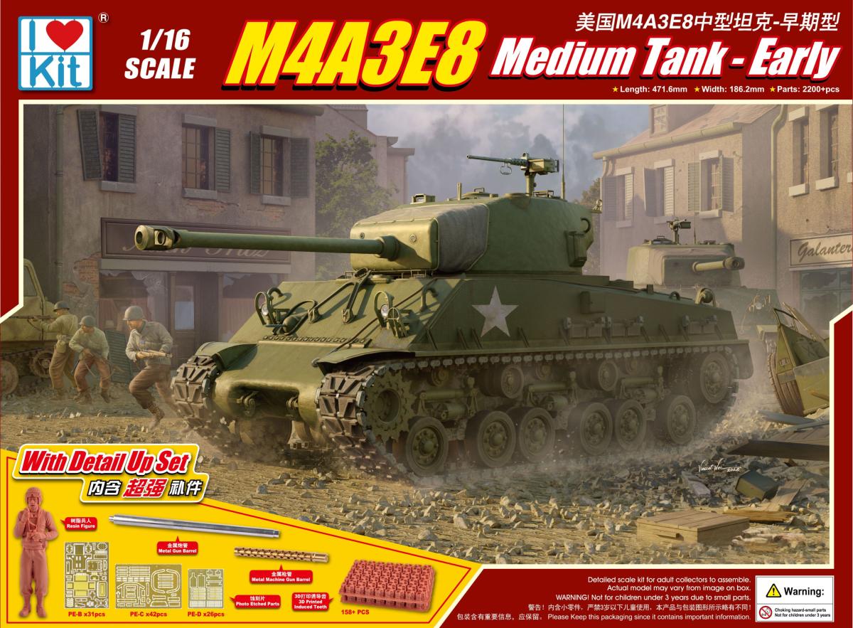 1/16 Maquette CHAR SHERMAN M4A3E8 - I LOVE KIT - GLW9331619