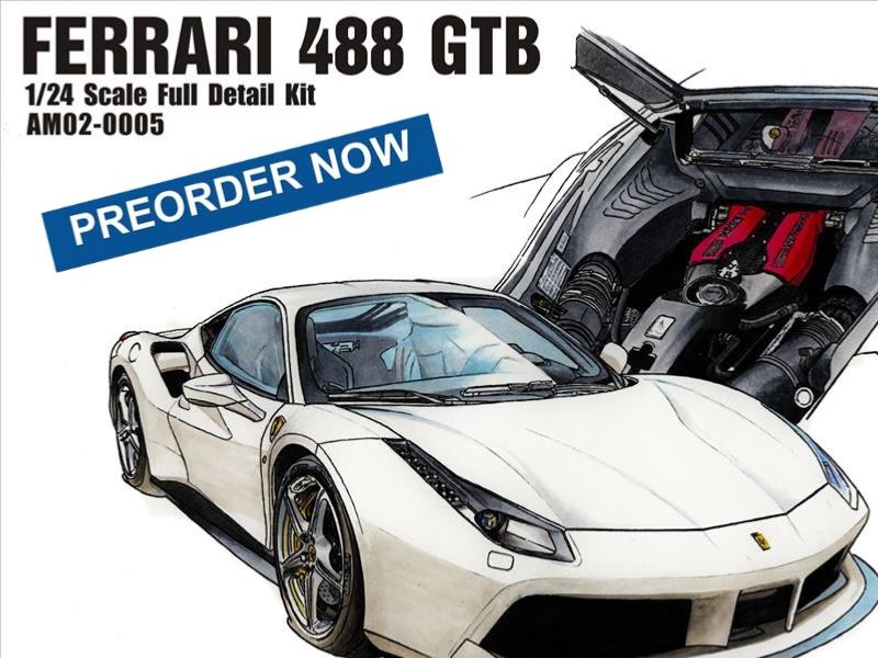 1/24 KIT FERRARI 488 GTB - Alpha Model AM02-0005