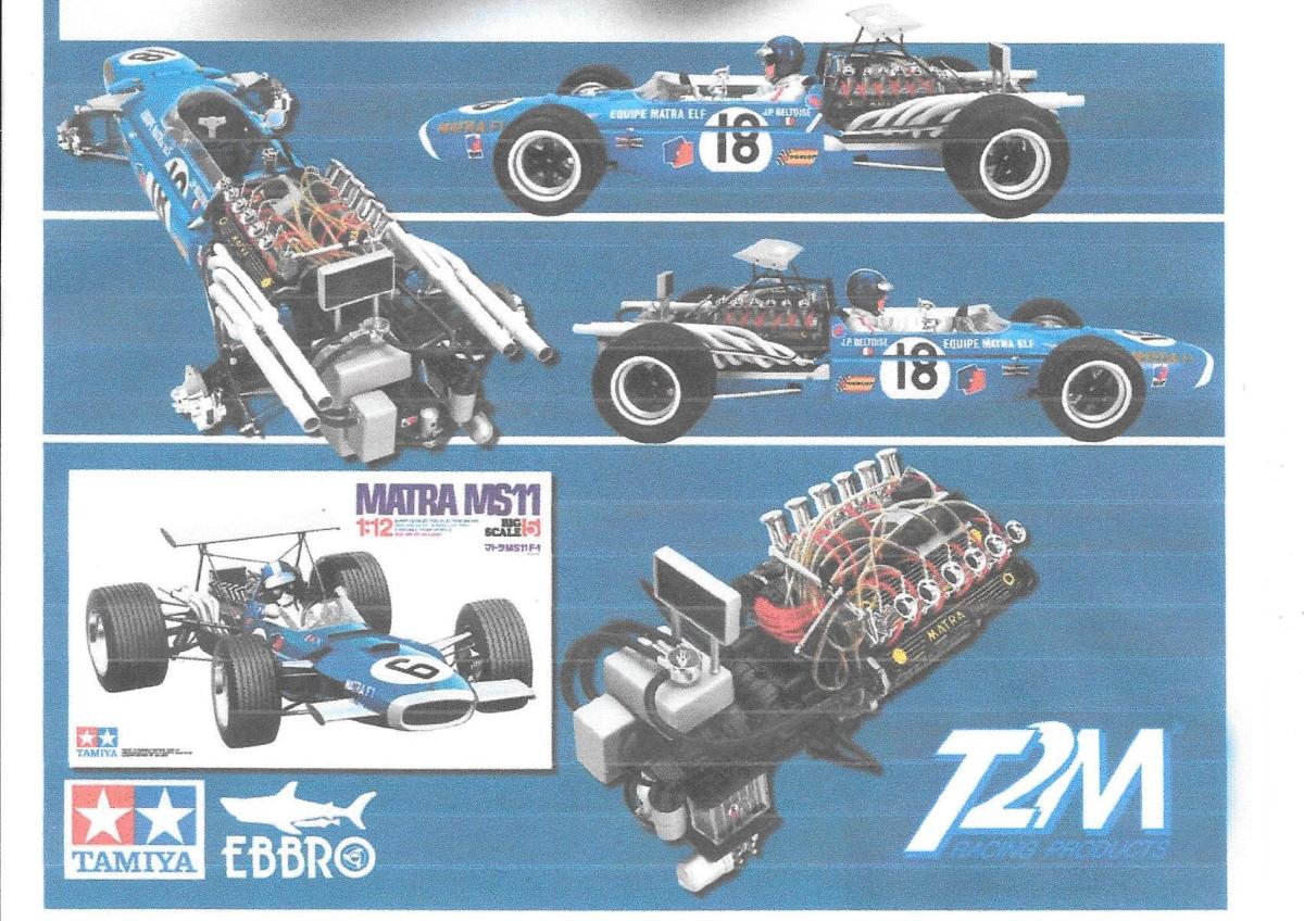 1/12 Maquette en Kit MATRA MS11 1968 Ebbro/ Tamiya EBBRO13001