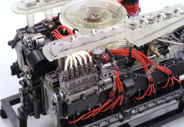 1/12 Maquette en Kit MOTEUR (Engine) PORSCHE 917K - model factory hiro ...