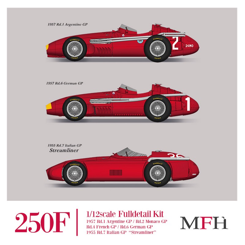 1/12 MASERATI 250 F 1957 - MONTE / BUILT model factory hiro